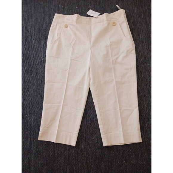 Talbots | Pants & Jumpsuits | Womens 4 Petite Talbot Capri Pants Tan ...